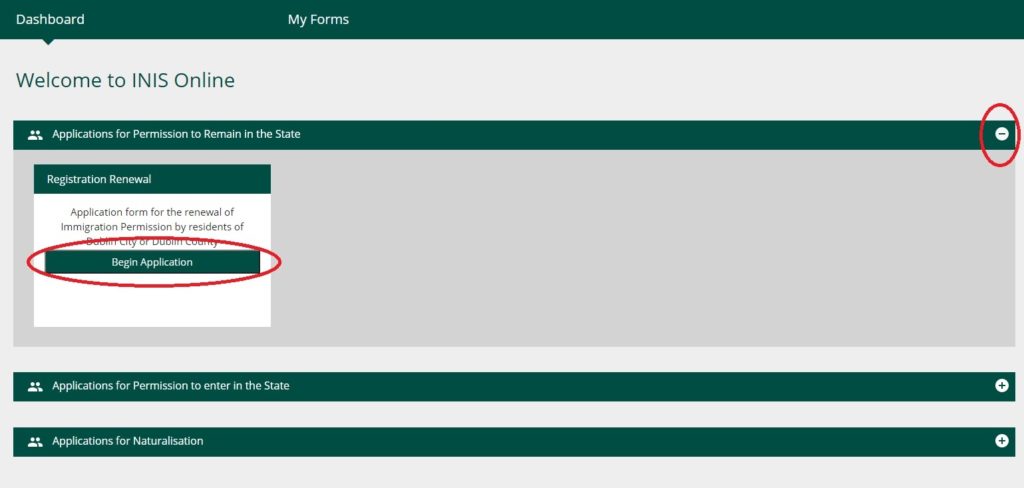 İrlanda Online GNIB Yineleme - Eğitim İrlanda